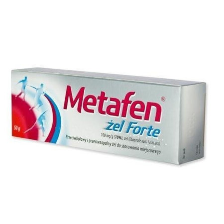 Metafen Forte (Ibufen) żel 0,1g/g 50g | APTEKA \ LEKI I SUPLEMENTY ...