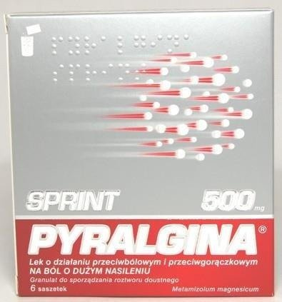 Pyralgina Sprint x 6 sasz. | APTEKA \ LEKI I SUPLEMENTY \ PREPARATY ...