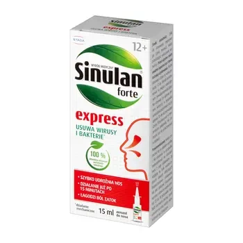Sinulan Express Forte aer.do nosa 15ml | Infekcje \ Katar, zatoki | Apteka CURATE w Lublinie